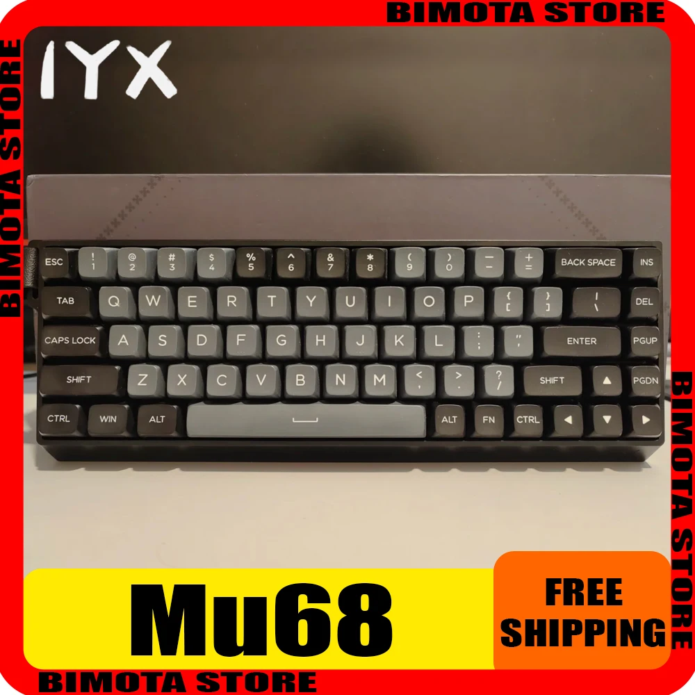 IYX-Mu68-Teclado-Mec-nico-Interruptor-Magn-tico-Liga-de-Alum-nio-8000Hz ...