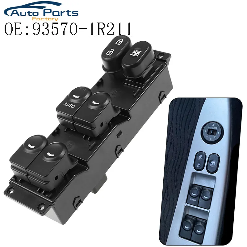 New 16 Pins Front Left Power Window Switch For Hyundai Accent 2015-2017 ...