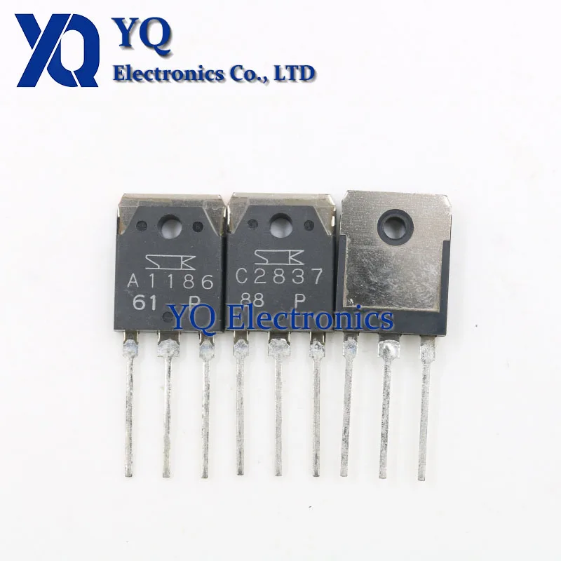 5pair/Lot A1186 C2837 2SA1186 2SC2837 TO-3P Audio push-pull tube Attack ...