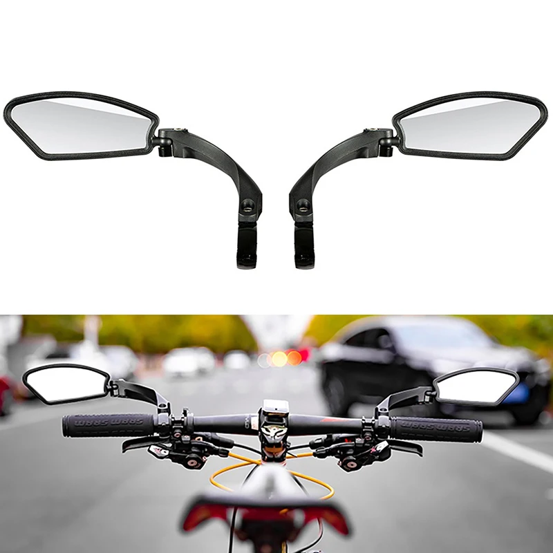 1-2PCS-Bicycle-Rear-View-Mirror-Adjustable-Viewing-Angles-Bike-Cycling ...