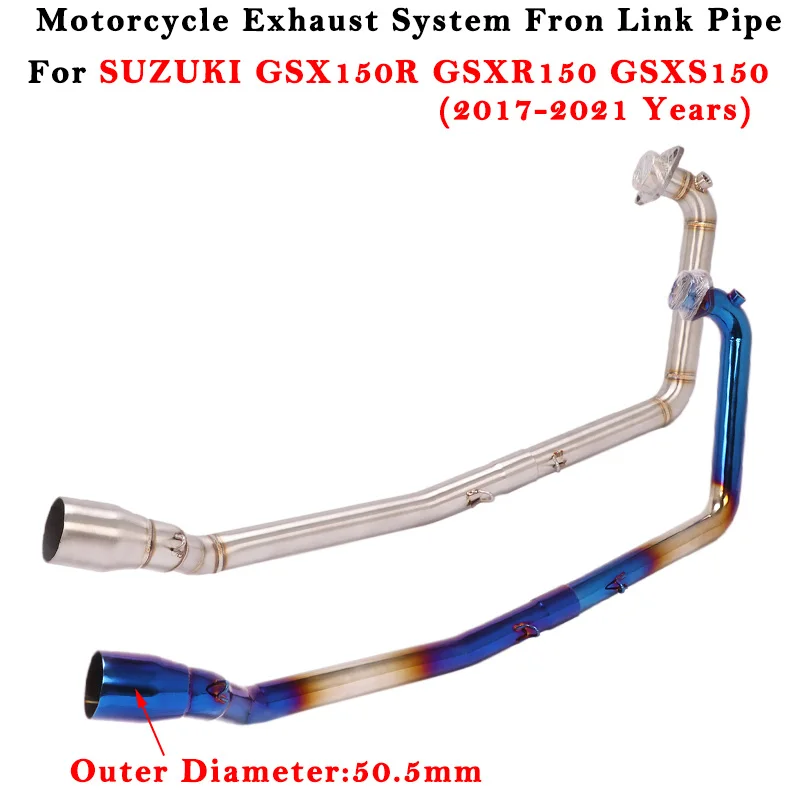 Motorcycle-Exhaust-Escape-System-Modify-Muffler-51mm-Front-Link-Pipe ...