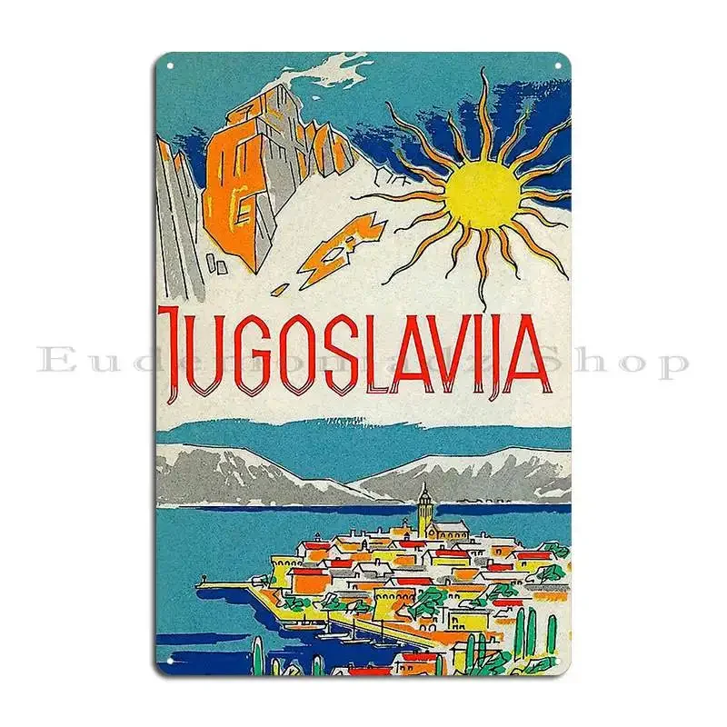 Yugoslavia-Vintage-Retro-Travel-Poster-Metal-Sign-Wall-Decor-Create ...