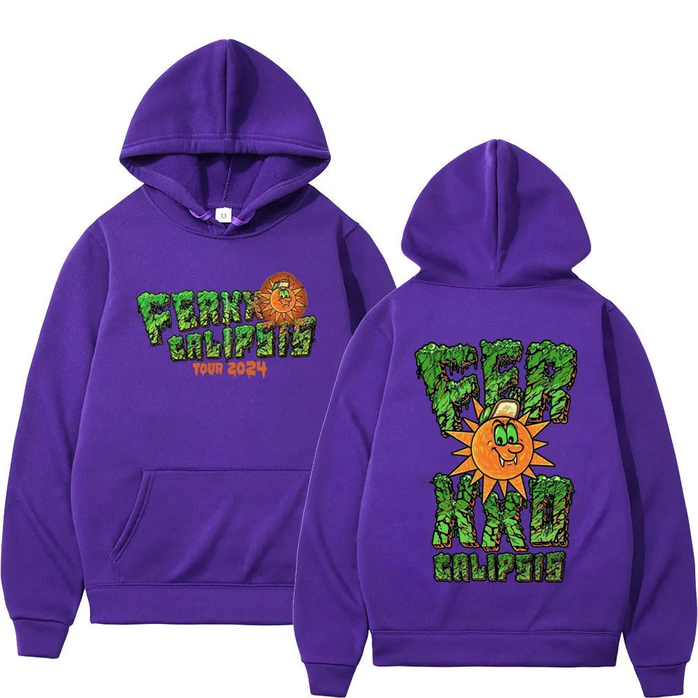 Rapper Feid Ferxxocalipsis Tour 2024 Graphic Hoodie Men Women Fashion ...
