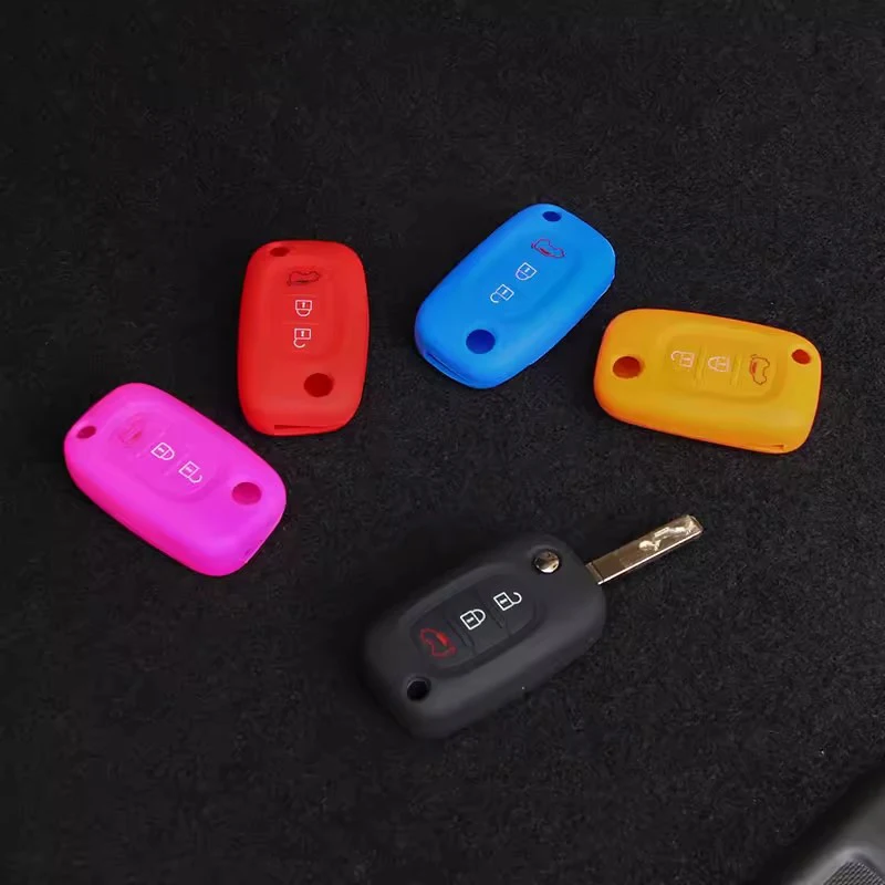 For-New-Smart-453-Fortwo-Forfour-Silicone-Key-Case-Car-Remote-Control ...