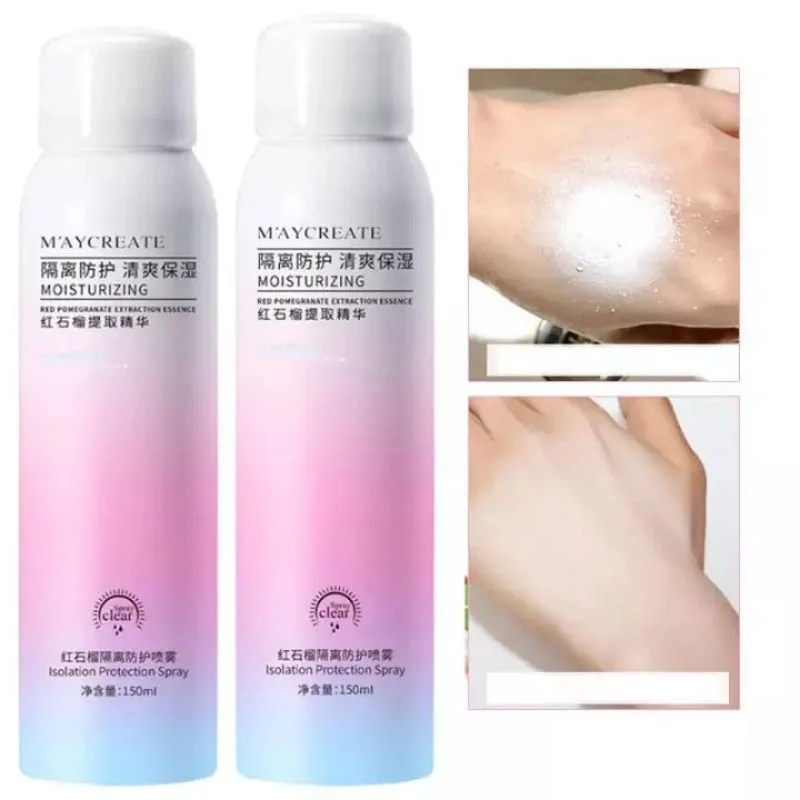 Red Pomegranate Whitening Essence Sunscreen Spray Waterproof Body Neck ...