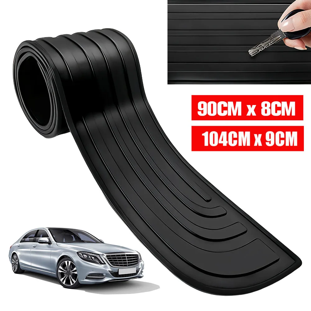 Universal-Rear-Bumper-Guard-PVC-Rubber-Protector-Strip-Car-Trunk-Door ...
