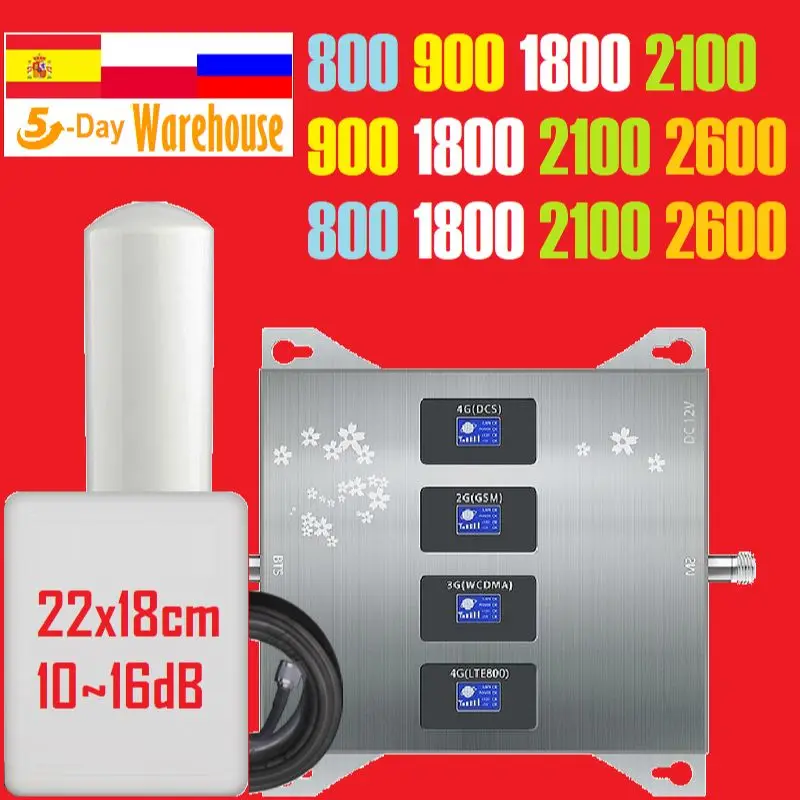 Cellular Mobile Signal Amplifier Repeater | 2g 3g 4g Cellular Signal ...