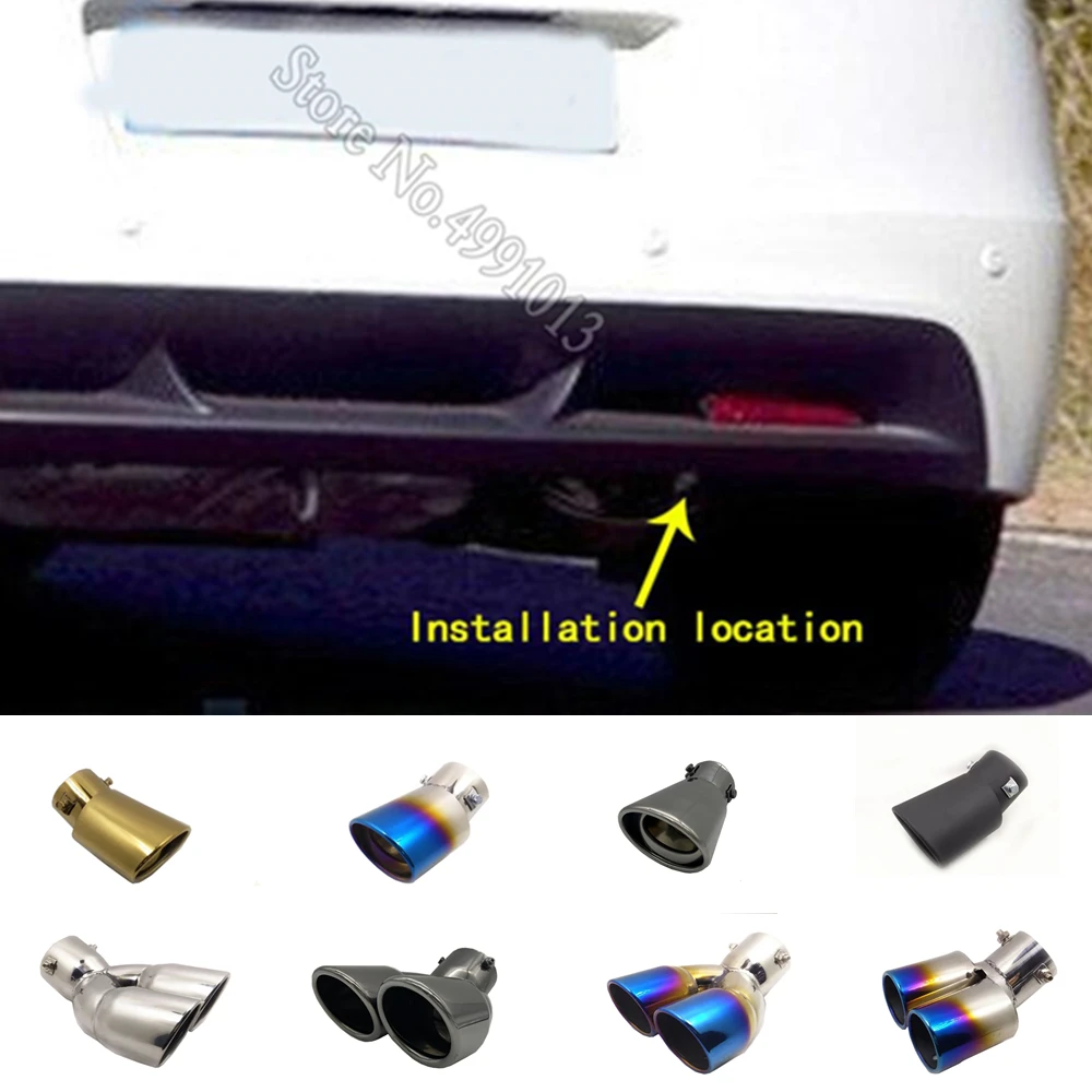 For Honda CRZ CR-Z 2010 2011 Car Stickers Cover Muffler Exterior Back ...