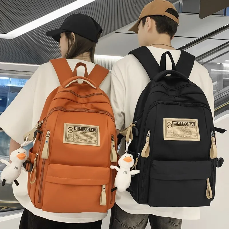 High-Capacity-Nylon-School-Bags-For-Boys-Girls-Middle-High-School ...