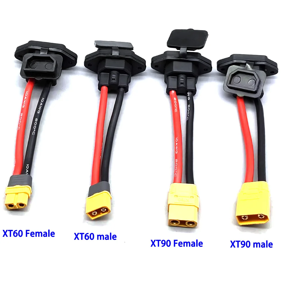 1pcs Electric car plug C14 to XT60/90 discharge port converter zigzag ...