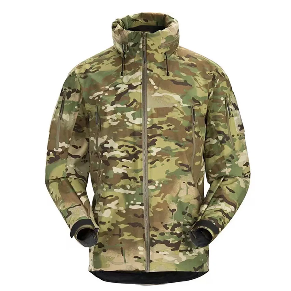 MultiCamo-Tactical-Combat-Hard-Shell-Coat-Windbreakers-Ultra-light ...