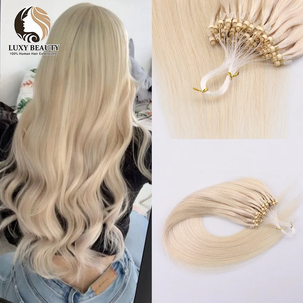 Micro-Loop-Hair-Extensions-Natural-Hair-Micro-Bead-Hair-1g-Pc-Non-remy ...