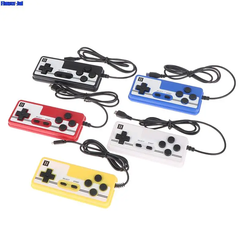 1PC Game Console Handle Classic Retro Version Of Home Fc Plug-in Double ...