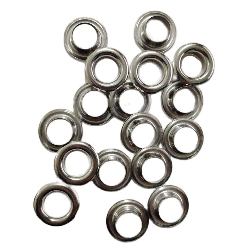 1-100Pcs-Stainless-steel-Metal-Eyelets-Grommet-Ring-With-Washer-Eyelets ...