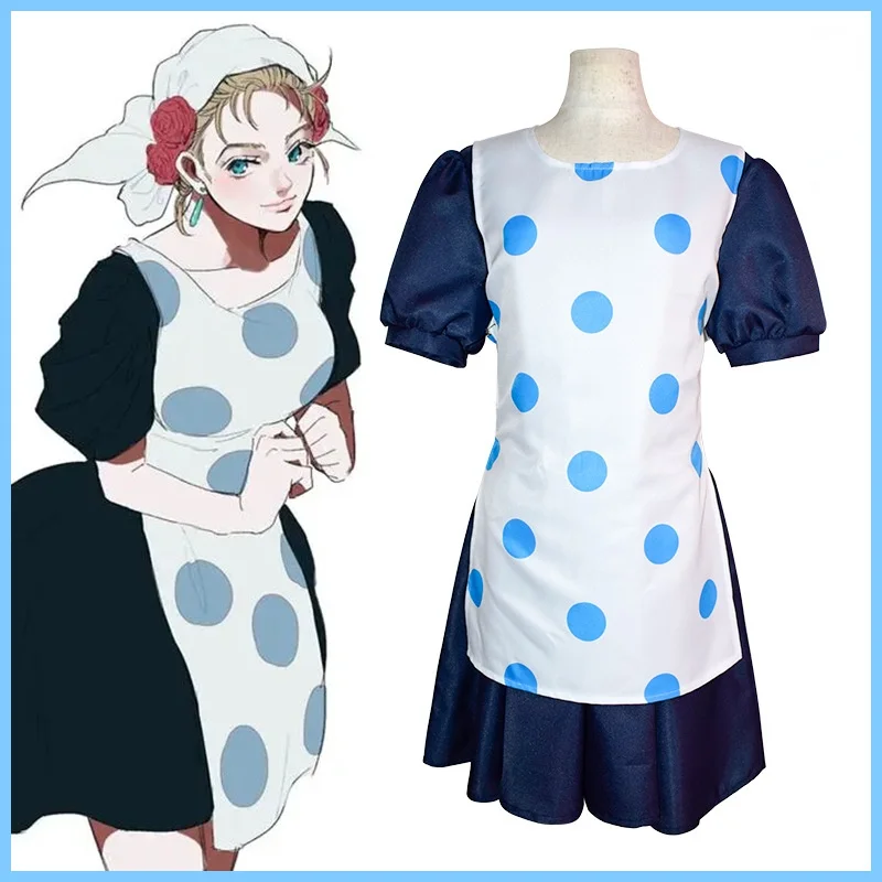 new-Anime-JoJo-s-Bizarre-Adventure-2-Suzi-Q-Cosplay-Costume-Dress ...