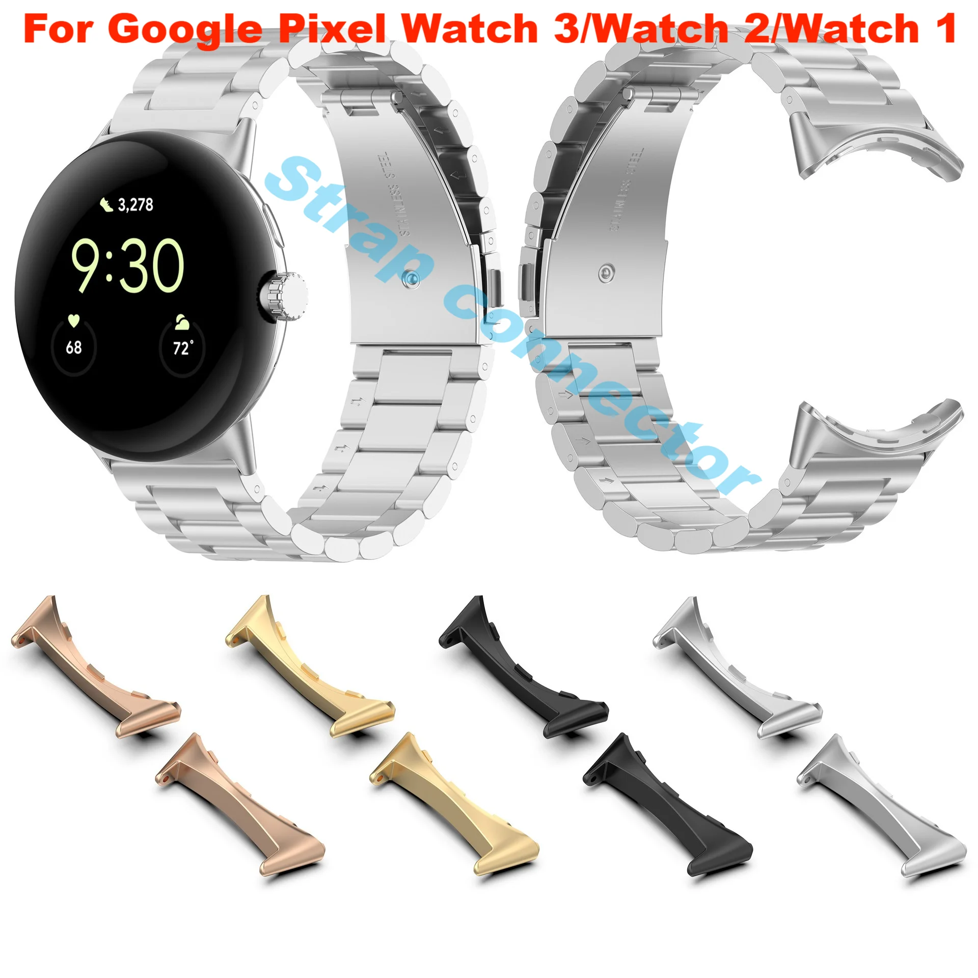 1Pair-Adapter-For-Google-Pixel-Watch-3-Watch-2-Watch-1-Watchband ...