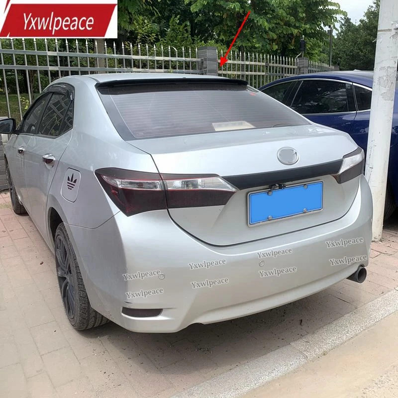 For-Toyota-Corolla-Roof-Spoiler-2014-2015-2016-2017-Car-Tail-Wing-Trim ...