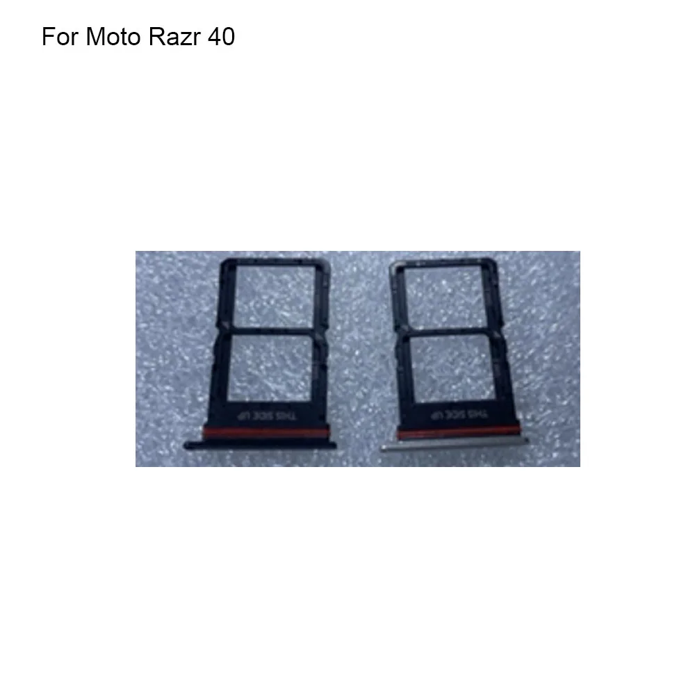 For Moto Razr 40 Ultra Tested Good Sim Card Holder Tray Card Slot For ...