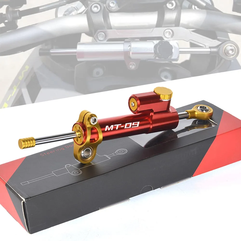 Amortiguador-de-direcci-n-ajustable-para-motocicleta-Kit-de-montaje-de ...