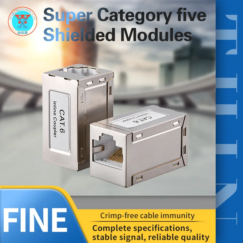 RJ45 Coupler Shielded Inline Adapter Ethernet Cable Extender, Ethernet ...