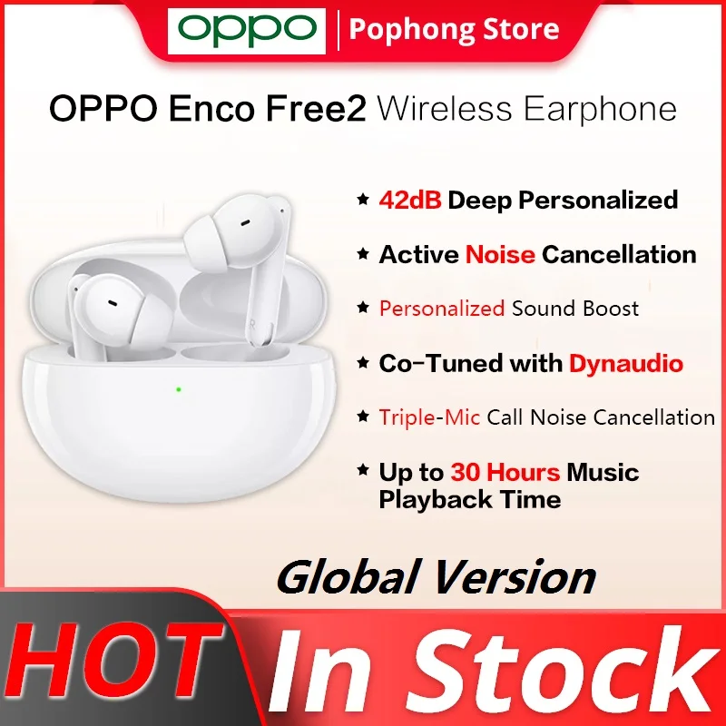 Oppo Enco Free True Wireless Earphone | Oppo Enco Free Wireless ...