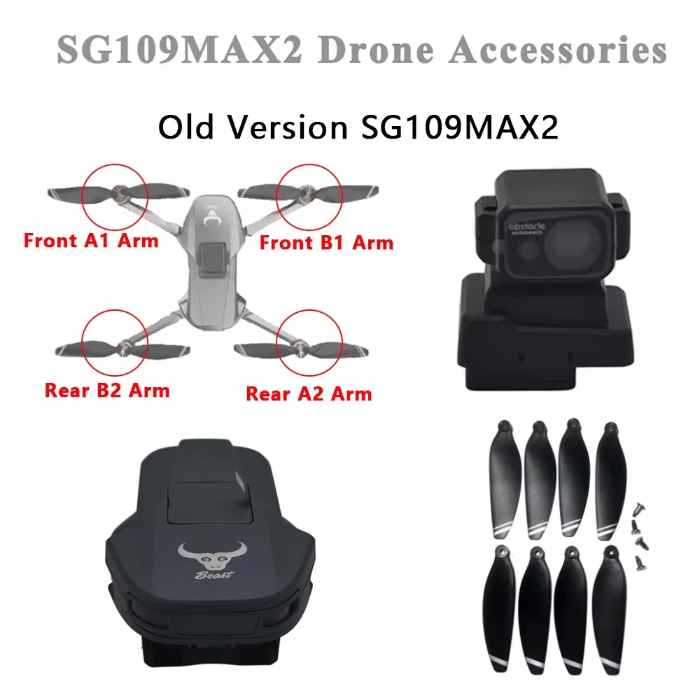 SG109MAX2 Drone Accessories Suitable for SG109 MAX2 Propeller Fan Blade ...
