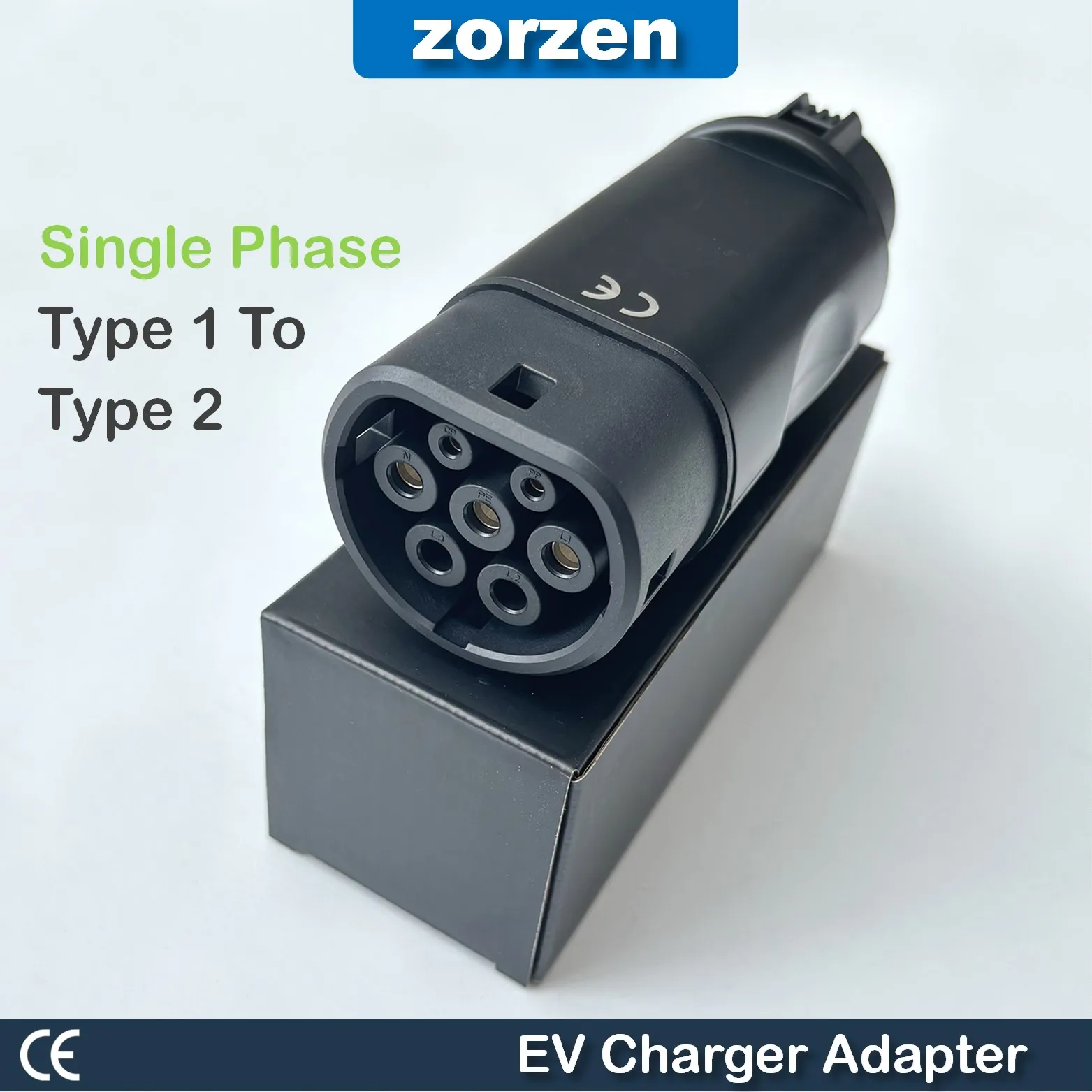 Type1-to-Type2-EV-Adapter-32A-Single-Phase-Compatible-with-J1772 ...