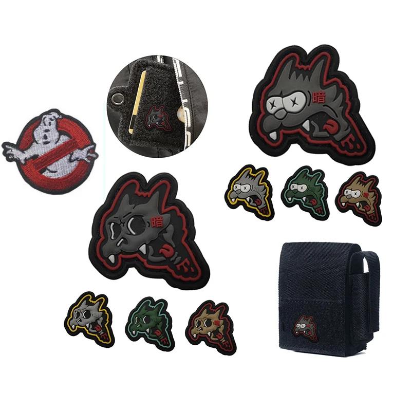 3D-Hook-Loop-Patches-Cartoon-Animal-Tactical-Patch-Morale-Badge-on ...