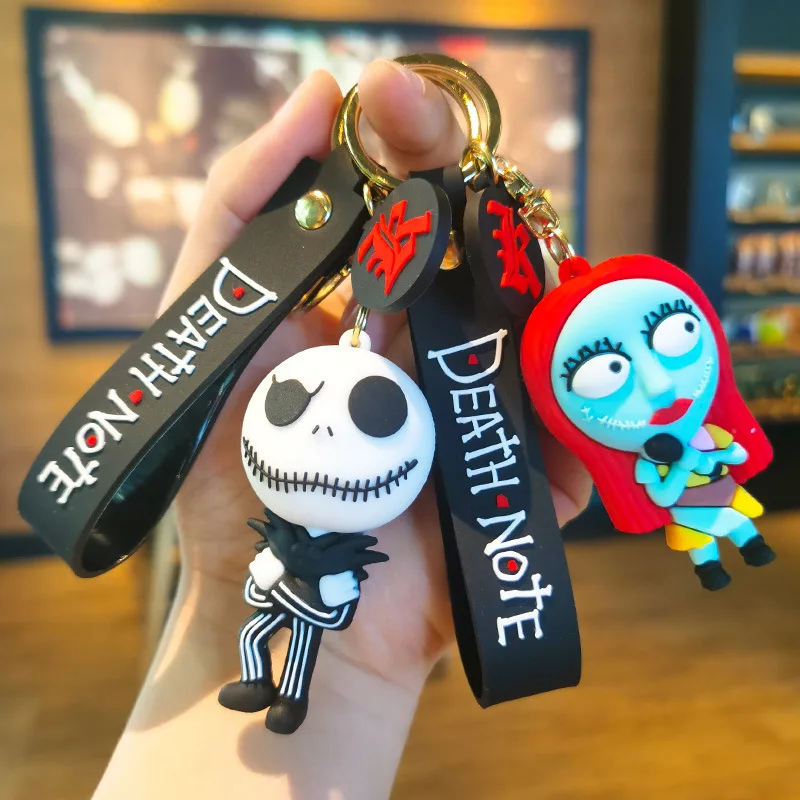 The-Nightmare-Before-Christmas-Cartoon-Keychains-Jack-Skellington-Sally ...