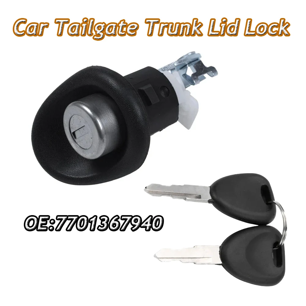 Car-Tailgate-Trunk-Lid-Lock-Dual-Key-For-DACIA-Renault-LOGAN-SANDERO ...