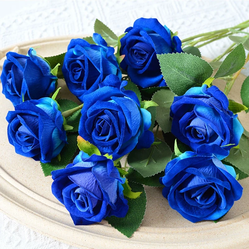 1-3-5-10pcs-Roses-Artificial-Flowers-51cm-Long-Fake-Roses-Multicolor ...