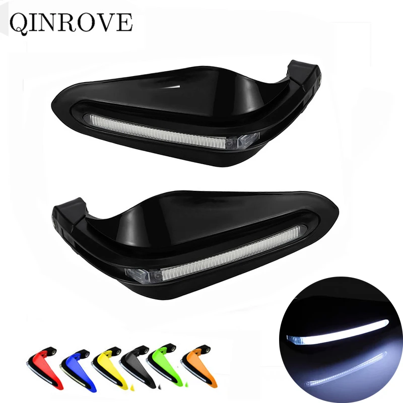 ABS-Motorcycle-Handguard-15-22mm-Handlebar-With-LED-Light-Hand-Guard ...