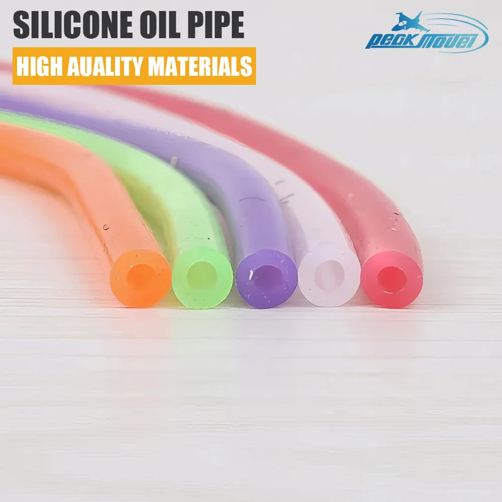RC Silicone Fuel Line Oil Tube Fuel Pipe Hose for Methanol Engine Nitro ...