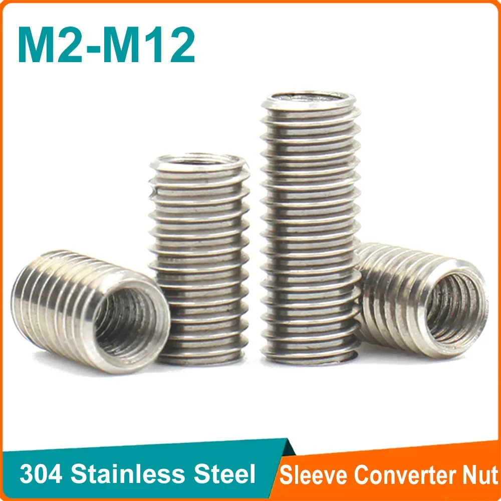 2-5pcs-304-Stainless-Steel-M2-M3-M4-M5-M6-M12-M20-Inside-Outside-Thread ...