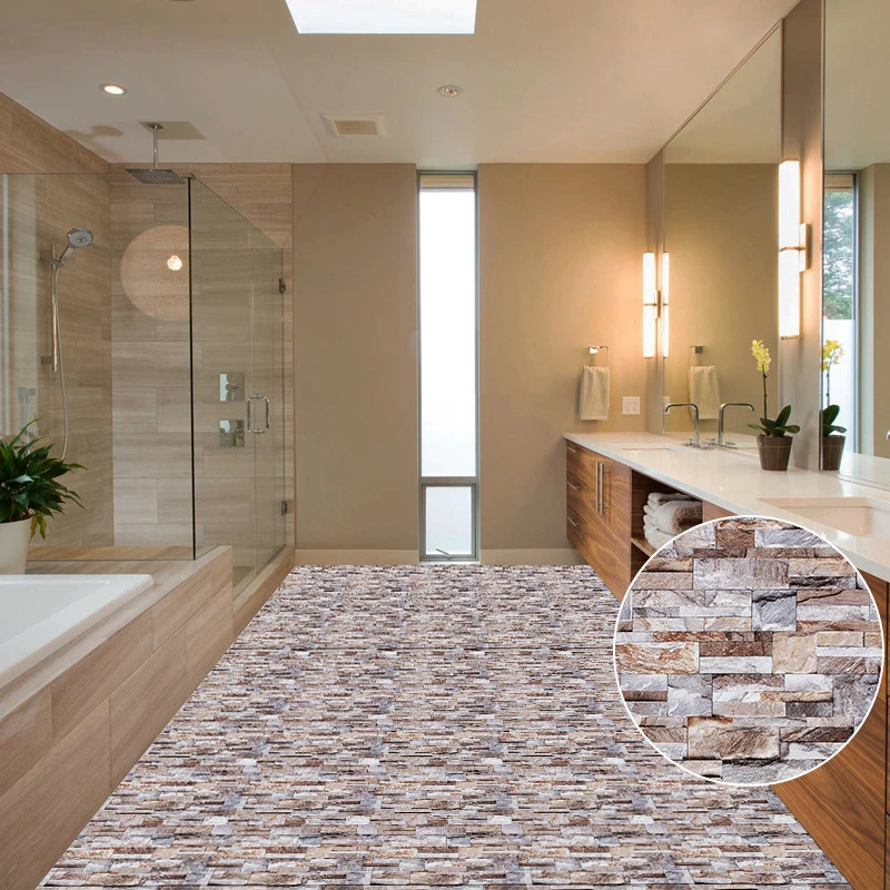 10pcs Marble Shape Tiles Wall Sticker Bathroom Kitchen Tile Wall Decals ...