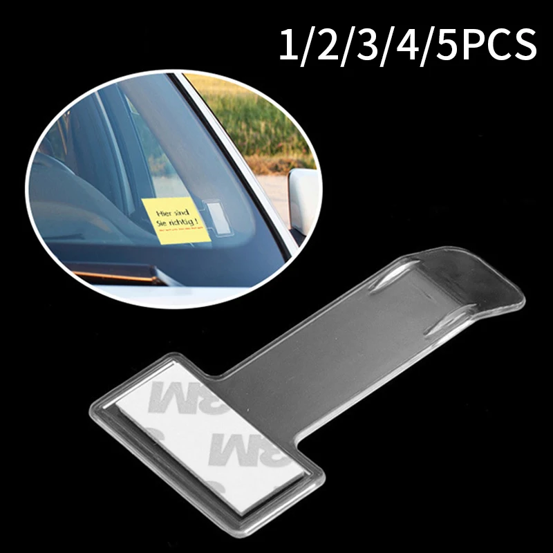 1-2-3-4-5pcs-Plastic-Universal-Car-Vehicle-Parking-Holder-Clip-Sticker ...