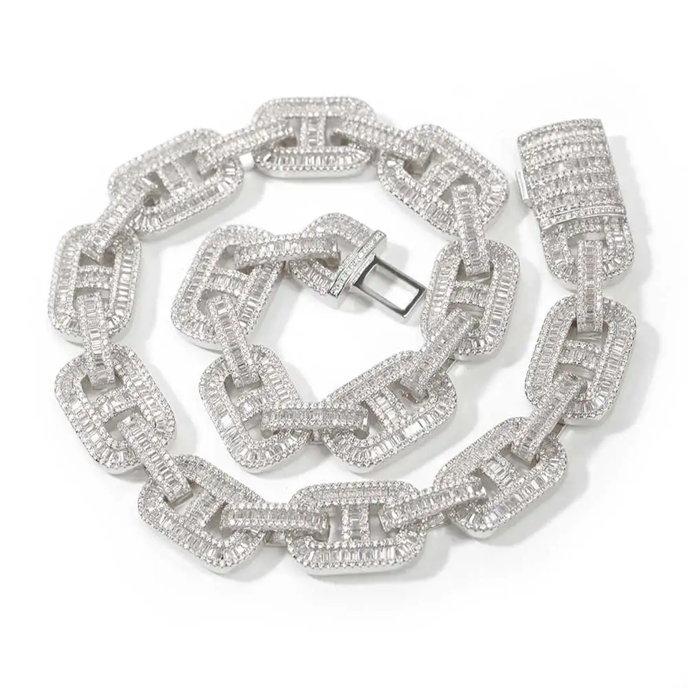 15mm-HipHop-Iced-Out-Pig-Nose-Link-Chain-CZ-Women-Luxury-Cuban-Link ...