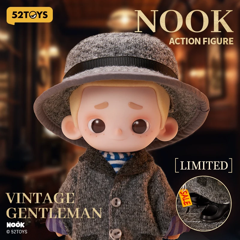 52TOYS NOOK VINTAGE GENTLEMAN, cute Action Figure, Height: 14cm/5 ...