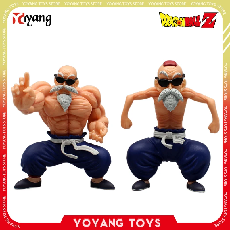 10cm Dragon Ball Anime Figure Strong Master Roshi Action Figurine Kame ...