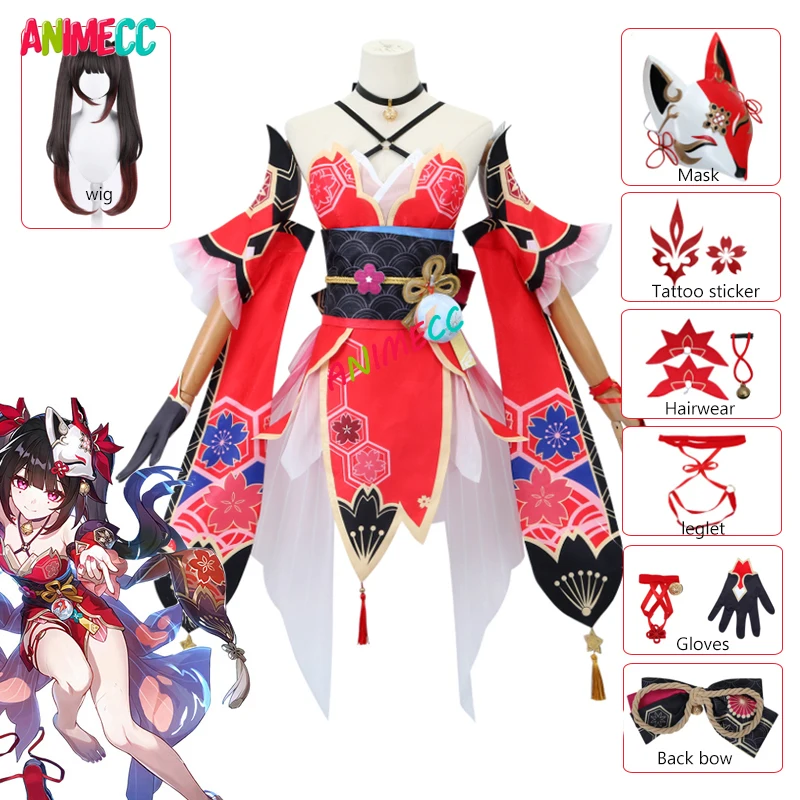 ANIMECC-IN-Stock-XS-3XL-Sparkle-Honkai-Star-Rail-Hanabi-Cosplay-Costume ...