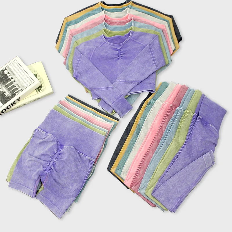 Yoga-Pants-Top-Gym-Set-Shorts-Sport-Leggings-Women-for-Fitness-Push-Up ...