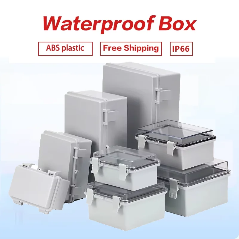 Outdoor IP66 ABS Plastic Enclosure Box Waterproof Power Junction ...