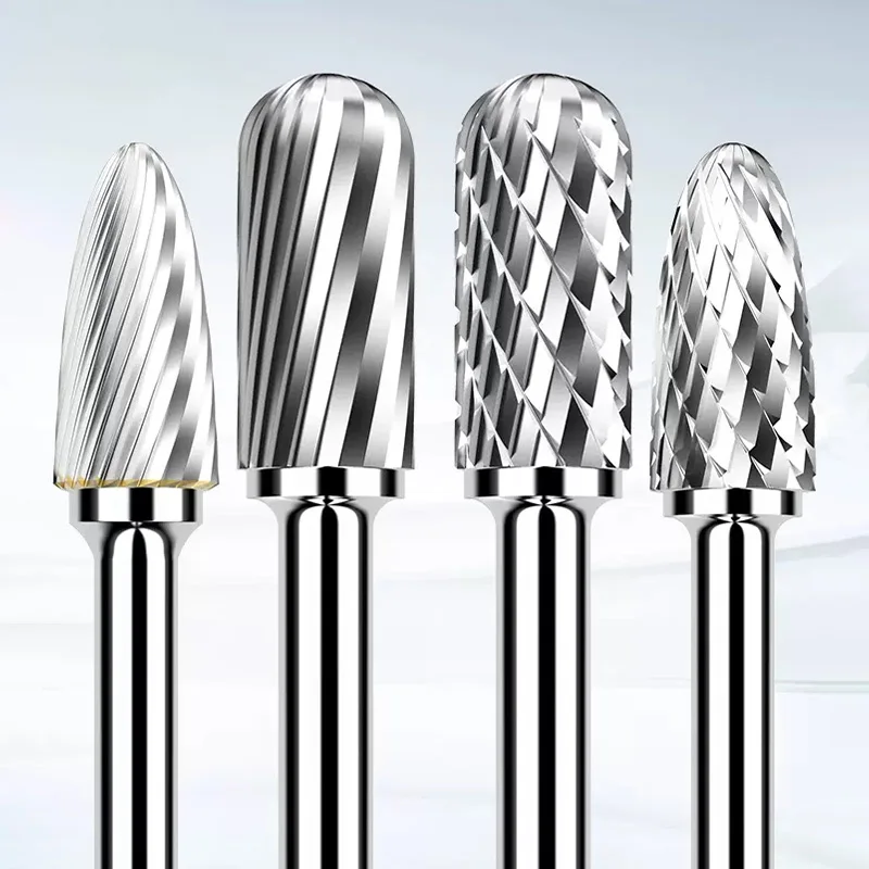 LIDIAO Tungsten Carbide Milling Cutter 3mm Shank Burr Cut Rotary Metal ...