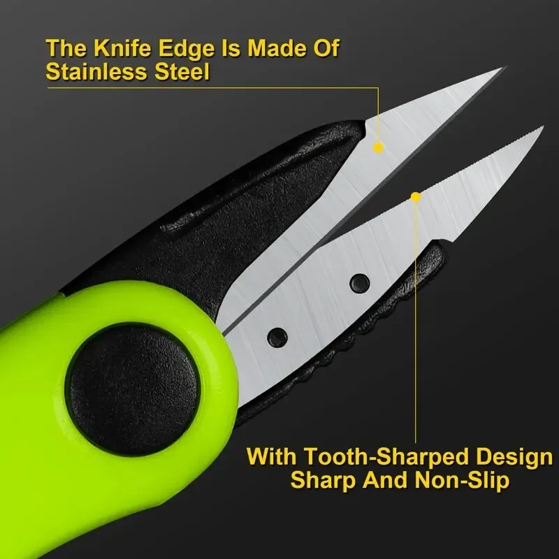 Quick Knot Tool Shrimp Shape Foldable Fishing Scissors – Outdoor Gear ...