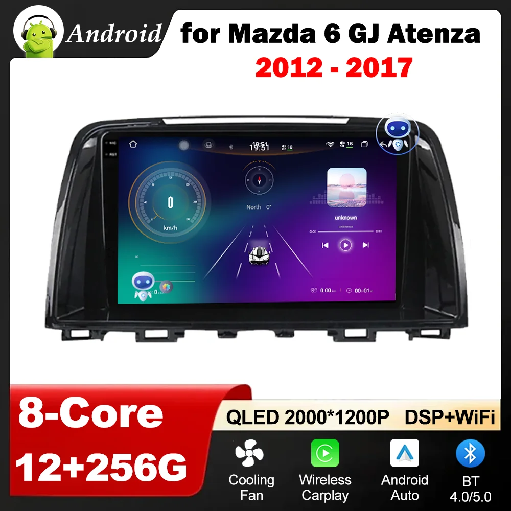 for-Mazda-6-GJ-Atenza-2012-2017-GPS-Android-Intelligent-System-4G ...