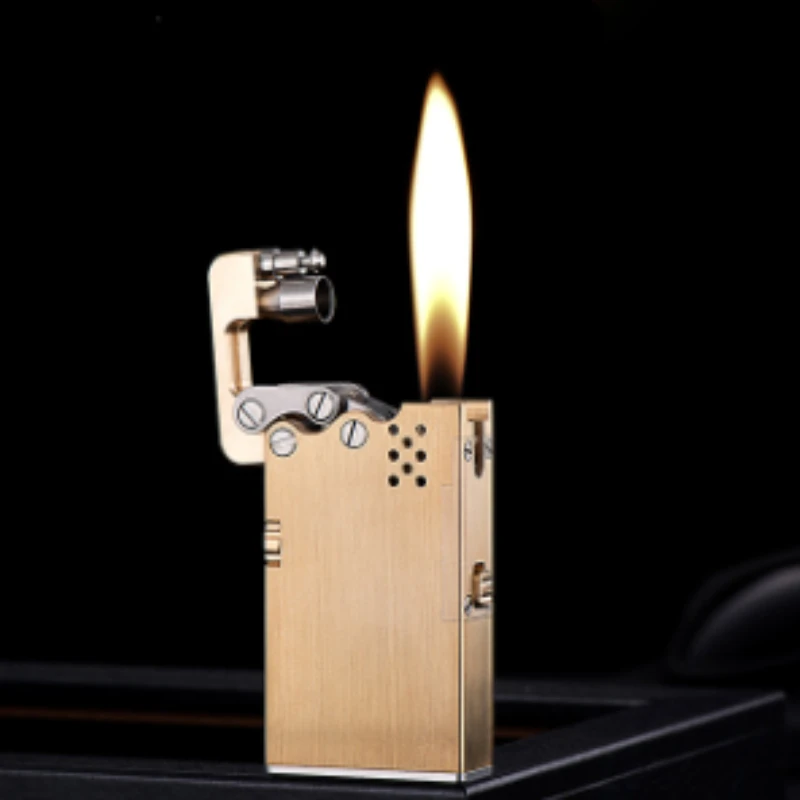 Original-Copper-Mechanical-Lighter-Personality-Creative-Kerosene ...