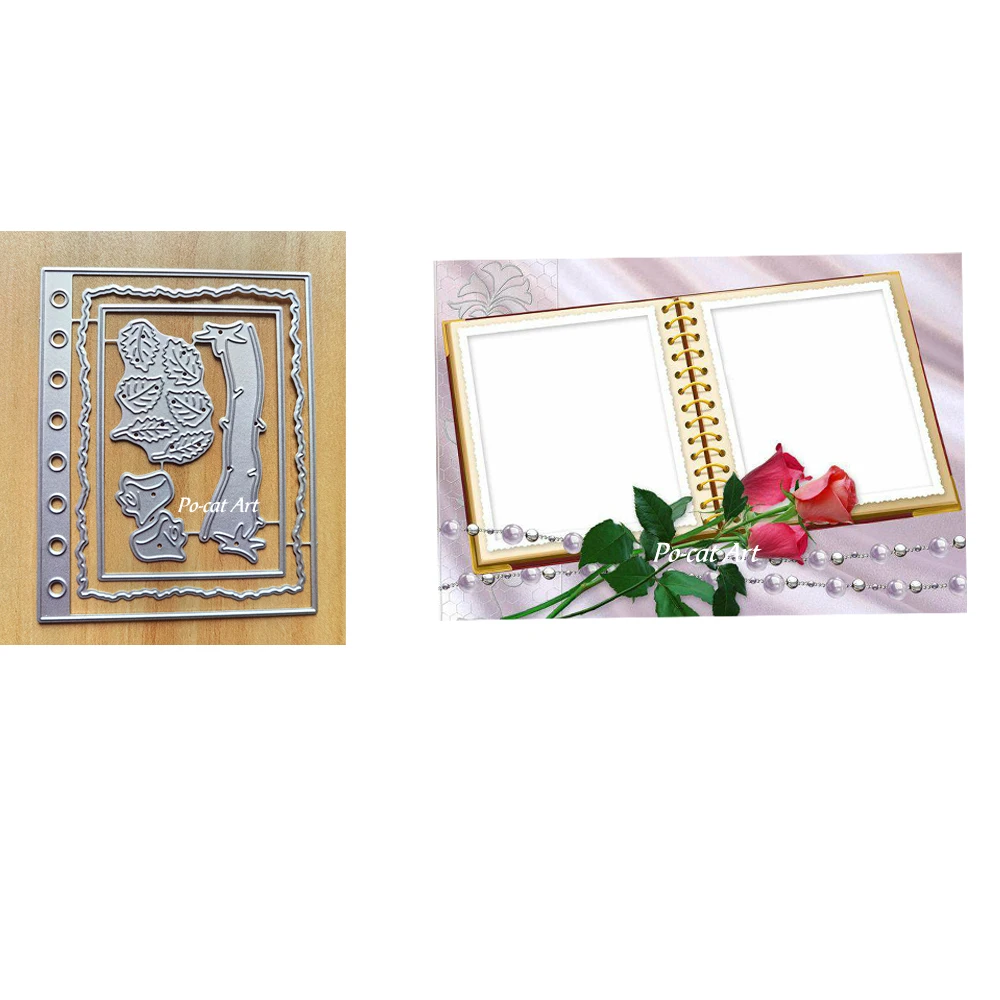 Rose-Notepad-Metal-Cutting-Dies-For-DIY-Scrapbook-Cutting-Die-Paper ...