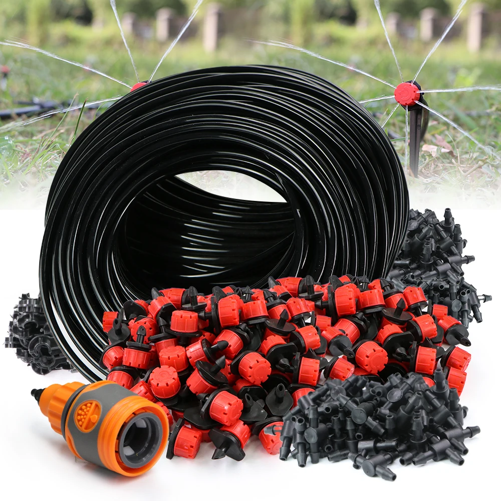 Garden Adjustable Dropper Drip Irrigation Kit for Farmland Bonsai ...
