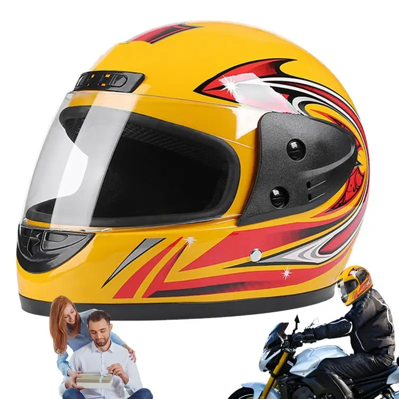 Full-Face-Racing-Helmets-Winter-Warm-Double-Visor-Motorcycle-Helmet ...
