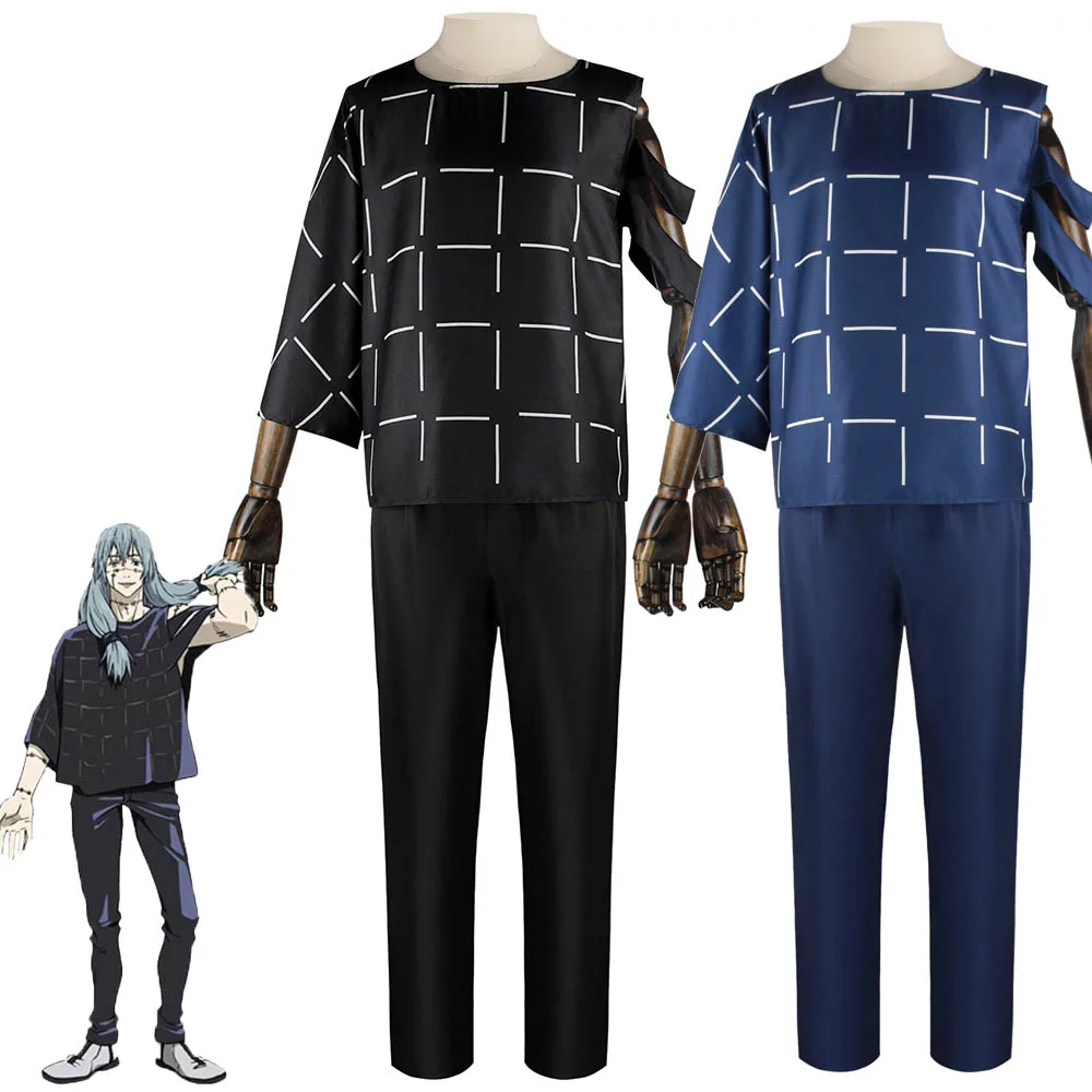 Anime-Jujutsu-Kaisen-Mahito-Cosplay-Costume-For-Men-Irregular-Shirt ...
